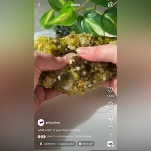 Pilot Slime | Art | Pilot Slime Coco Calypso Gravel Pebble Slime | Poshmark